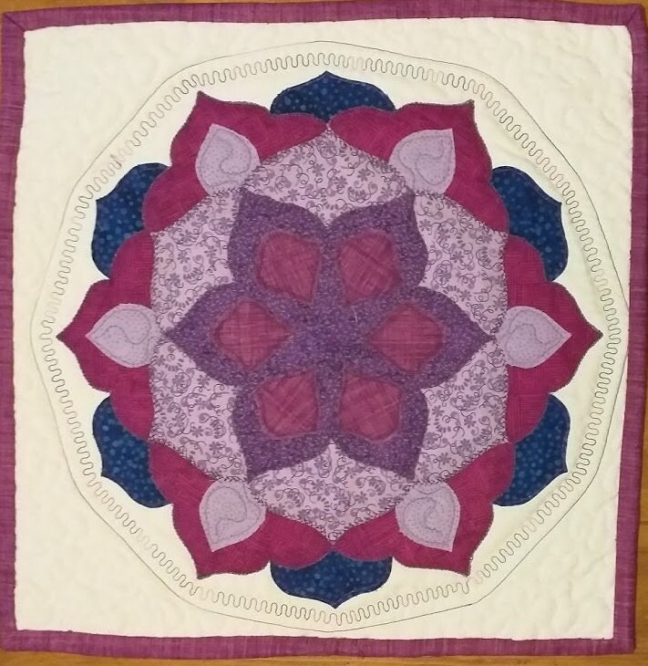 Block of the Month Marvellous Mandala Applique Quilt PDF Full Pattern ...