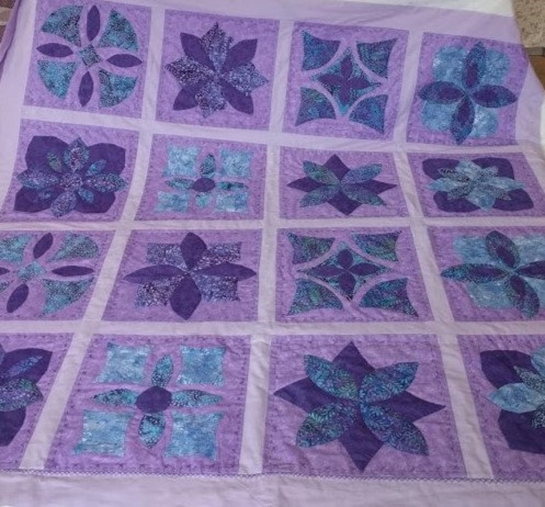 Symmetry Sampler Applique Quilt PDF Pattern - Etsy