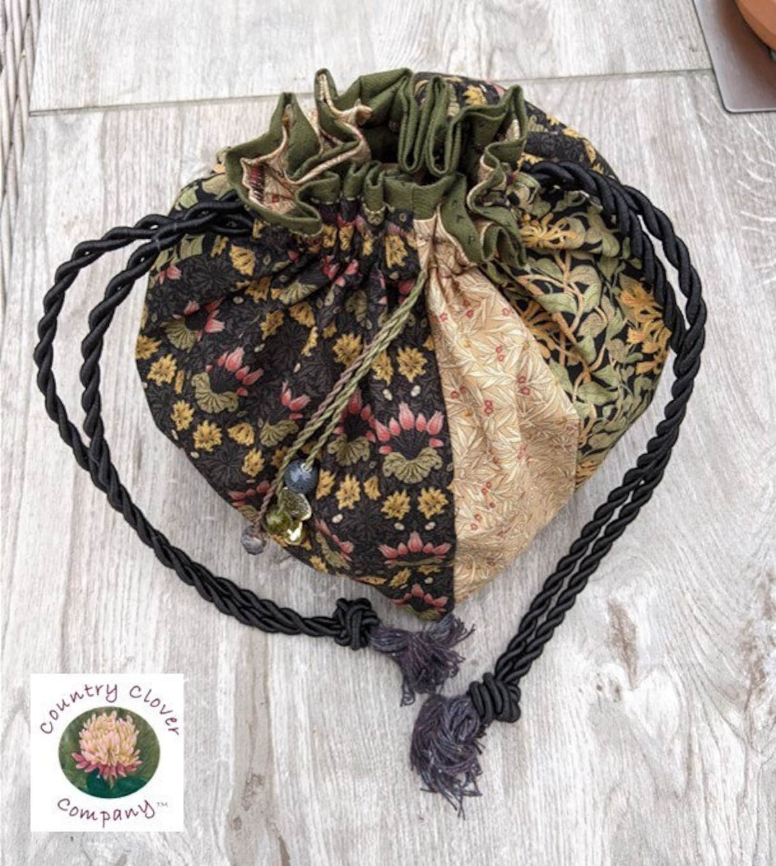 Kinchaku Japanese Style Bag. PDF Pattern - Etsy