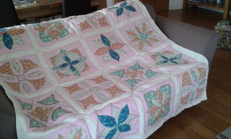 Symmetry Sampler Applique Quilt PDF Pattern - Etsy