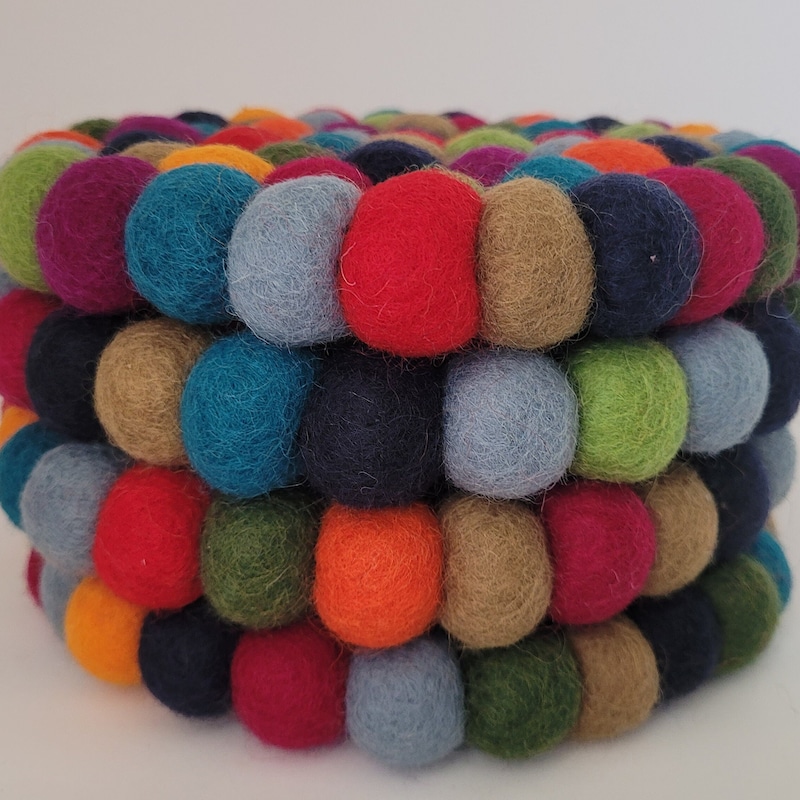 Felt Coasters - Etsy