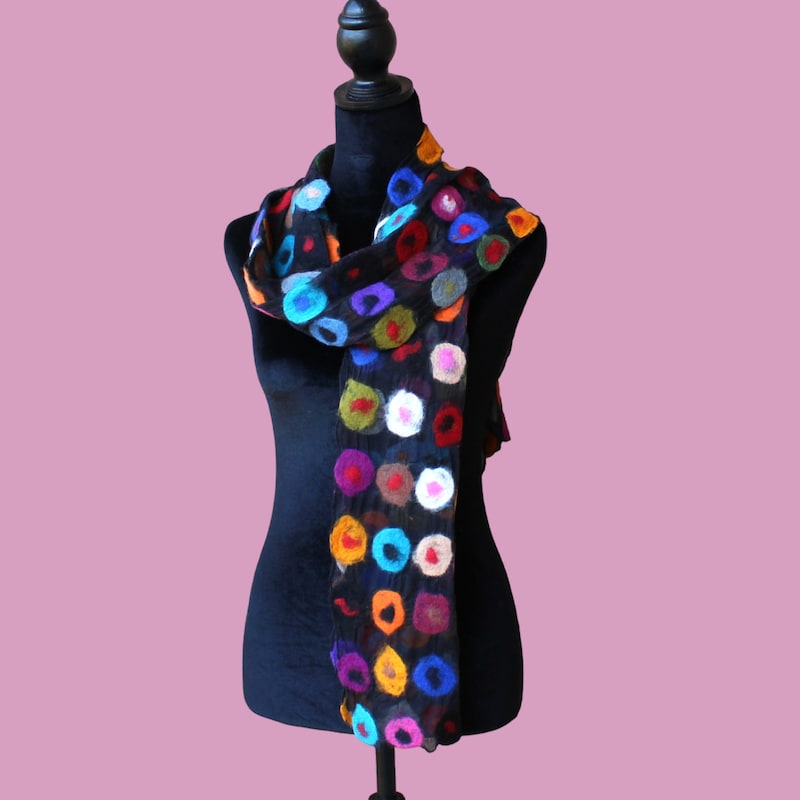 Nuno Wool Felted Shawl - Etsy
