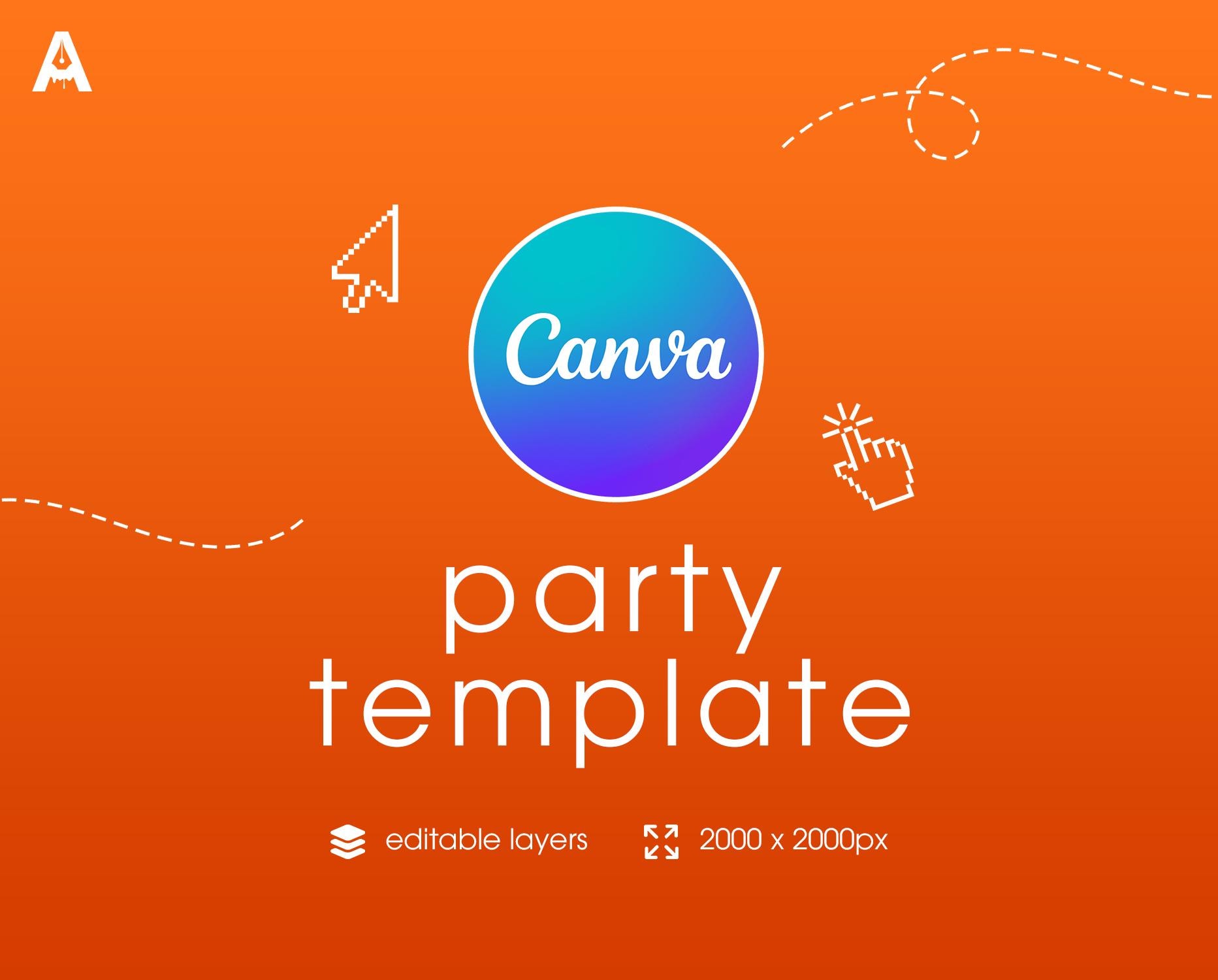 March Madness Editable Flyer Template for Canva, DIY Party Flyer, Event ...