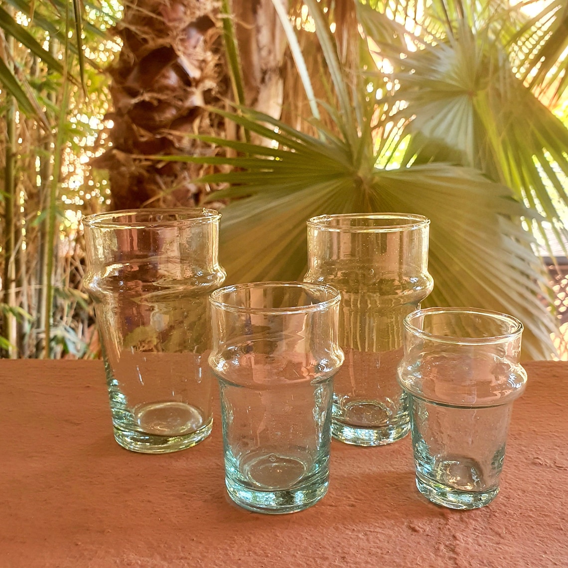 Verres Beldi Authentiques Du Maroc Faits Main Et Soufflé à La - Etsy