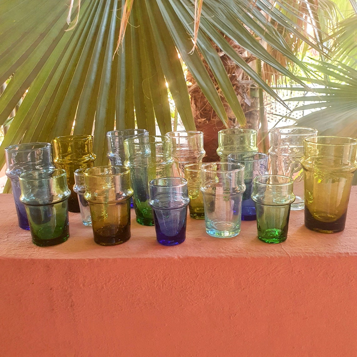 Verres Beldi Authentiques Du Maroc Faits Main Et Soufflé à La - Etsy