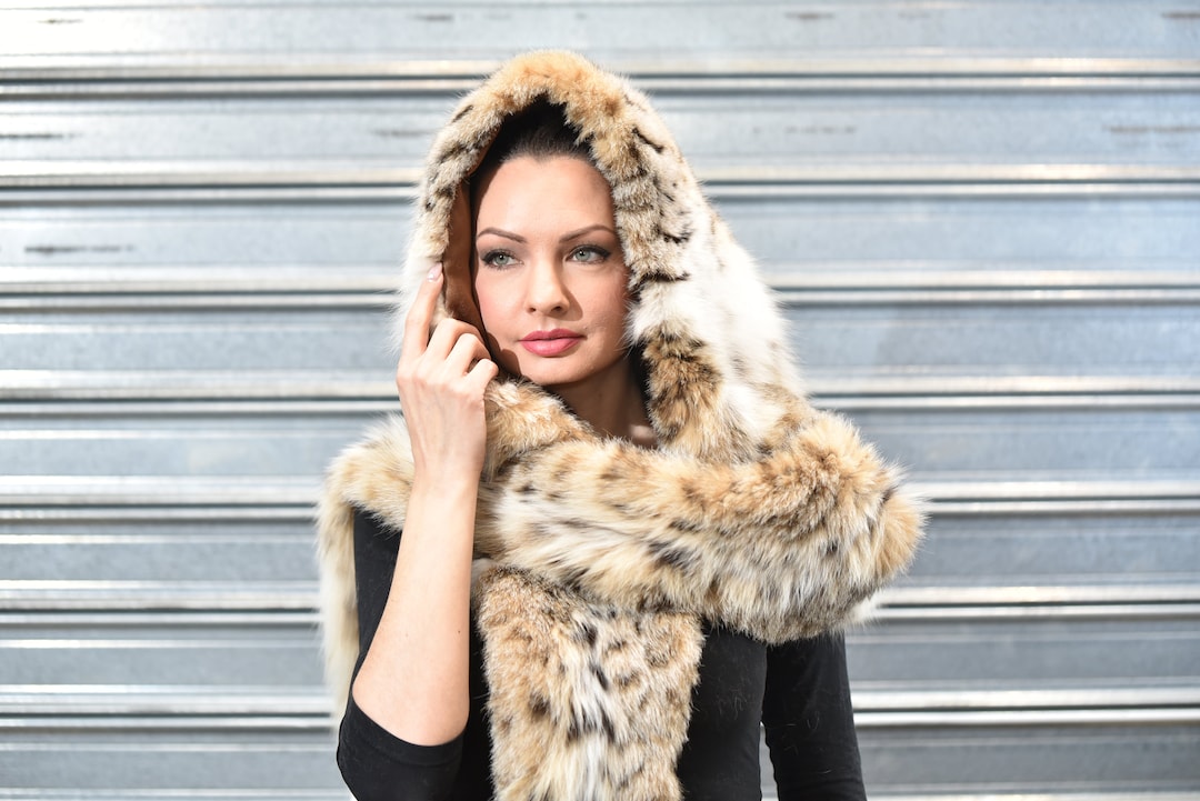 Hood Scarf Lynx Fur - Etsy