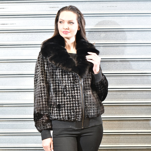 Classic Lynx Fur Jacket With Hood - Etsy