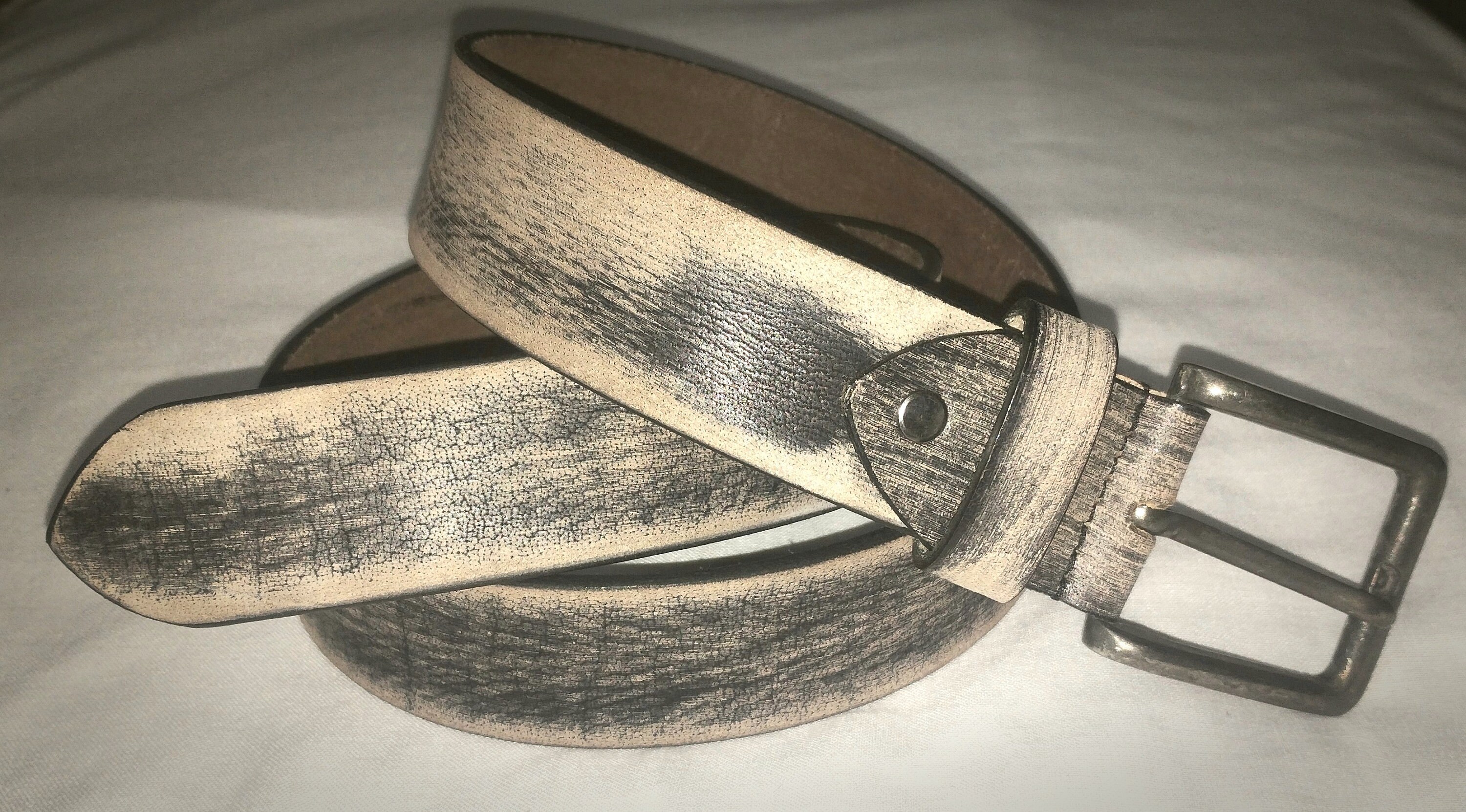 Belt, Real Leather Belt, Leather Belt,vintage Leather Belt, Full Grain ...