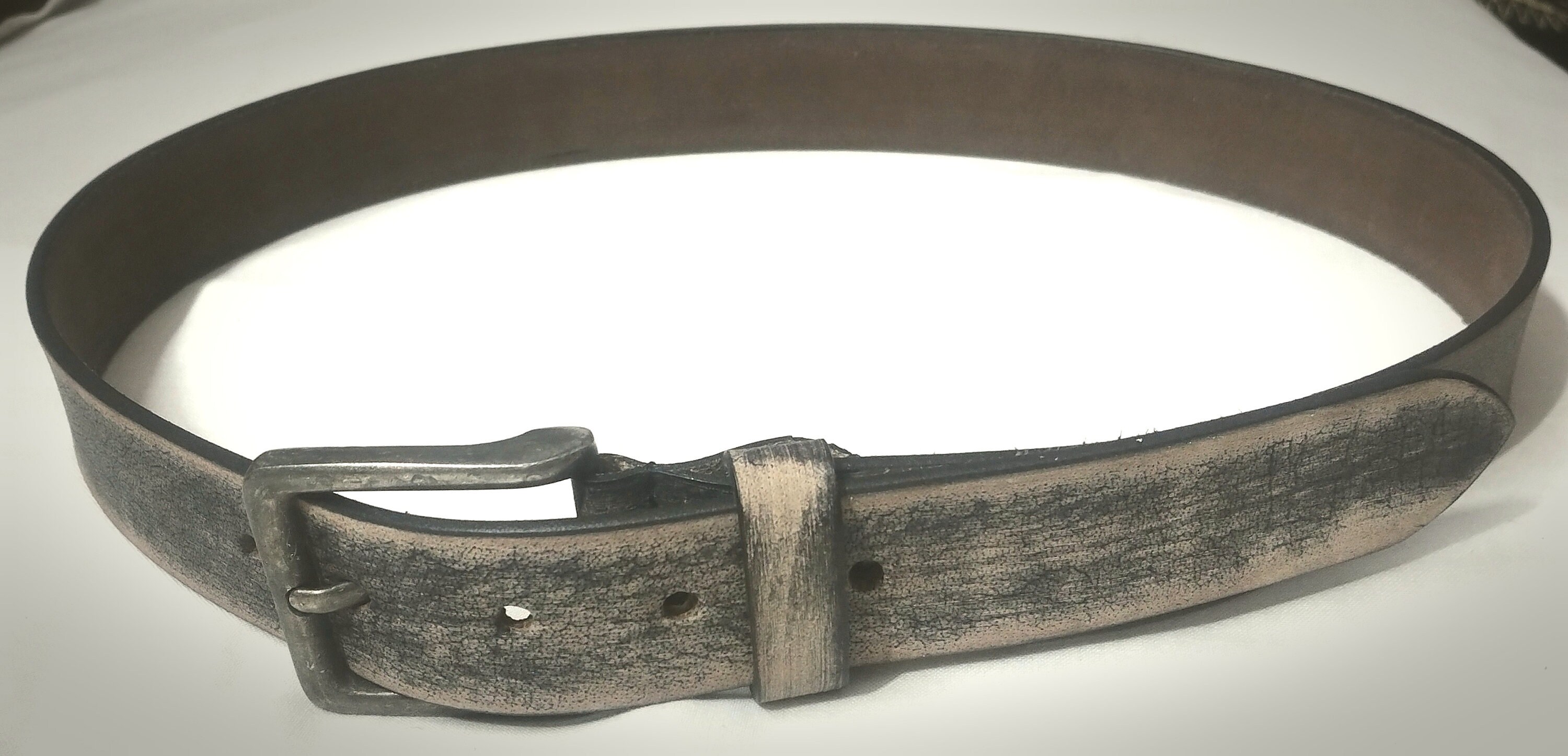 Belt, Real Leather Belt, Leather Belt,vintage Leather Belt, Full Grain ...