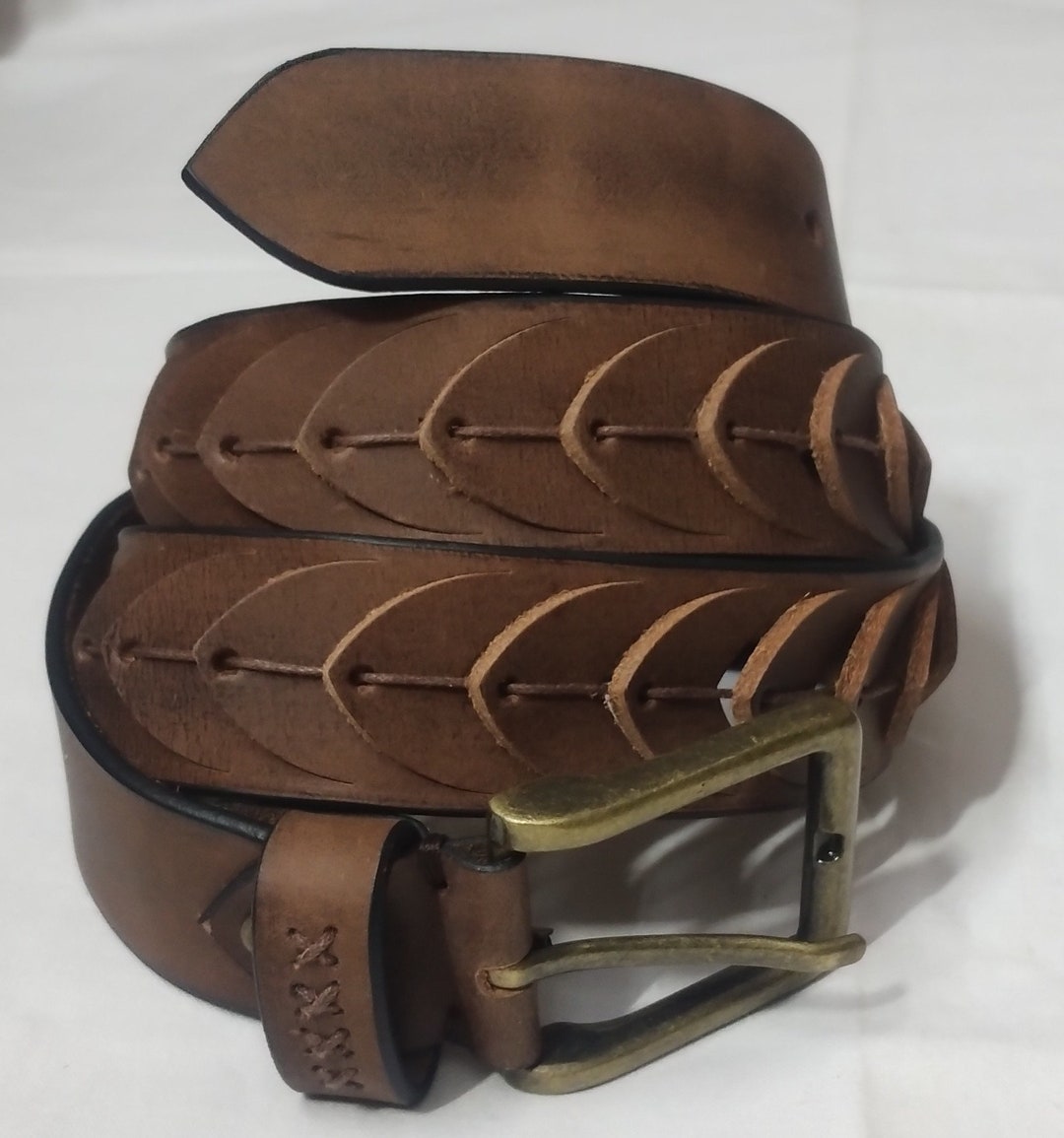 Belt, Real Leather Belt, Leather Belt,vintage Leather Belt, Full Grain ...