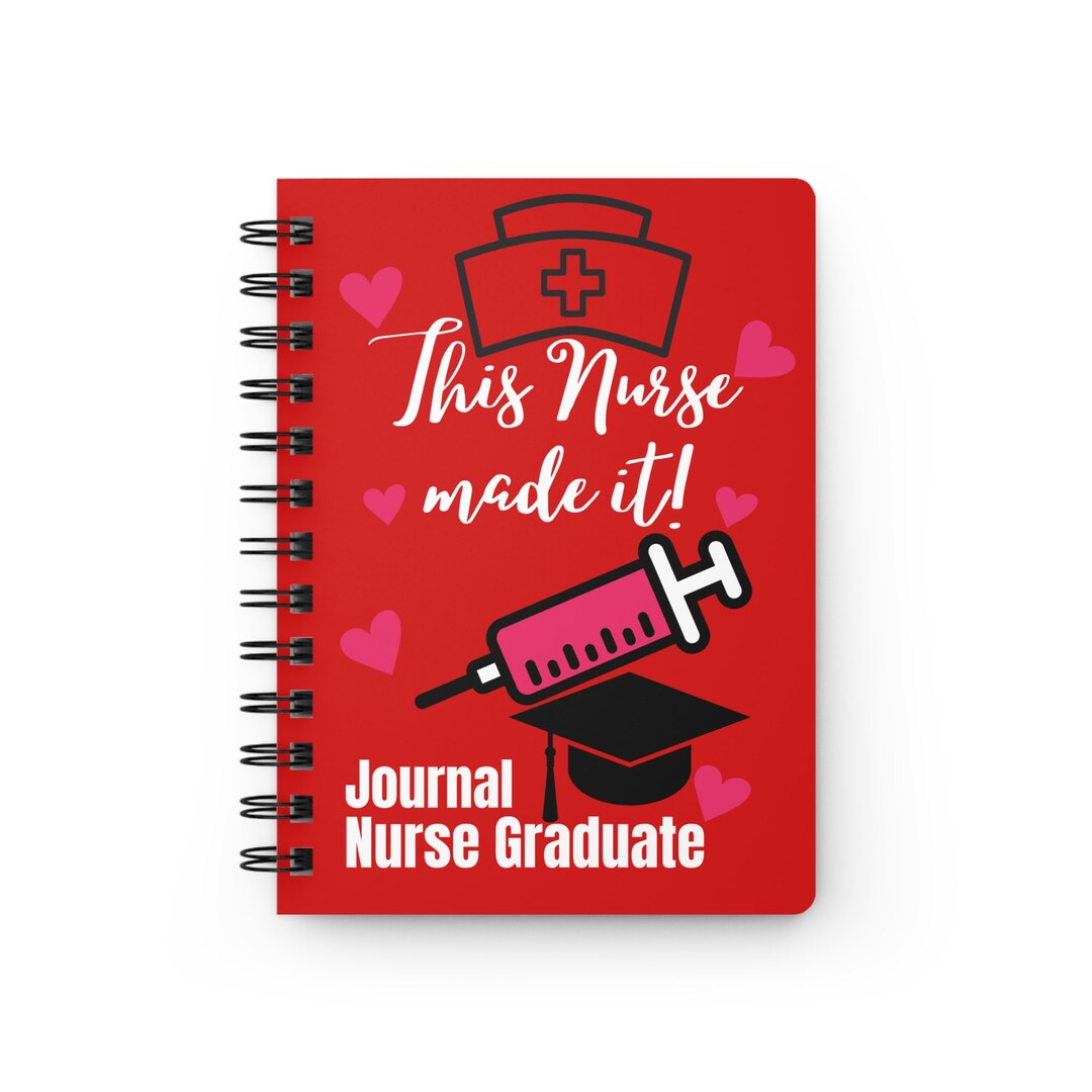 Nurse Grad Journal, Nurse Graduate, Gift for Nurse, Nurse Diary - Etsy