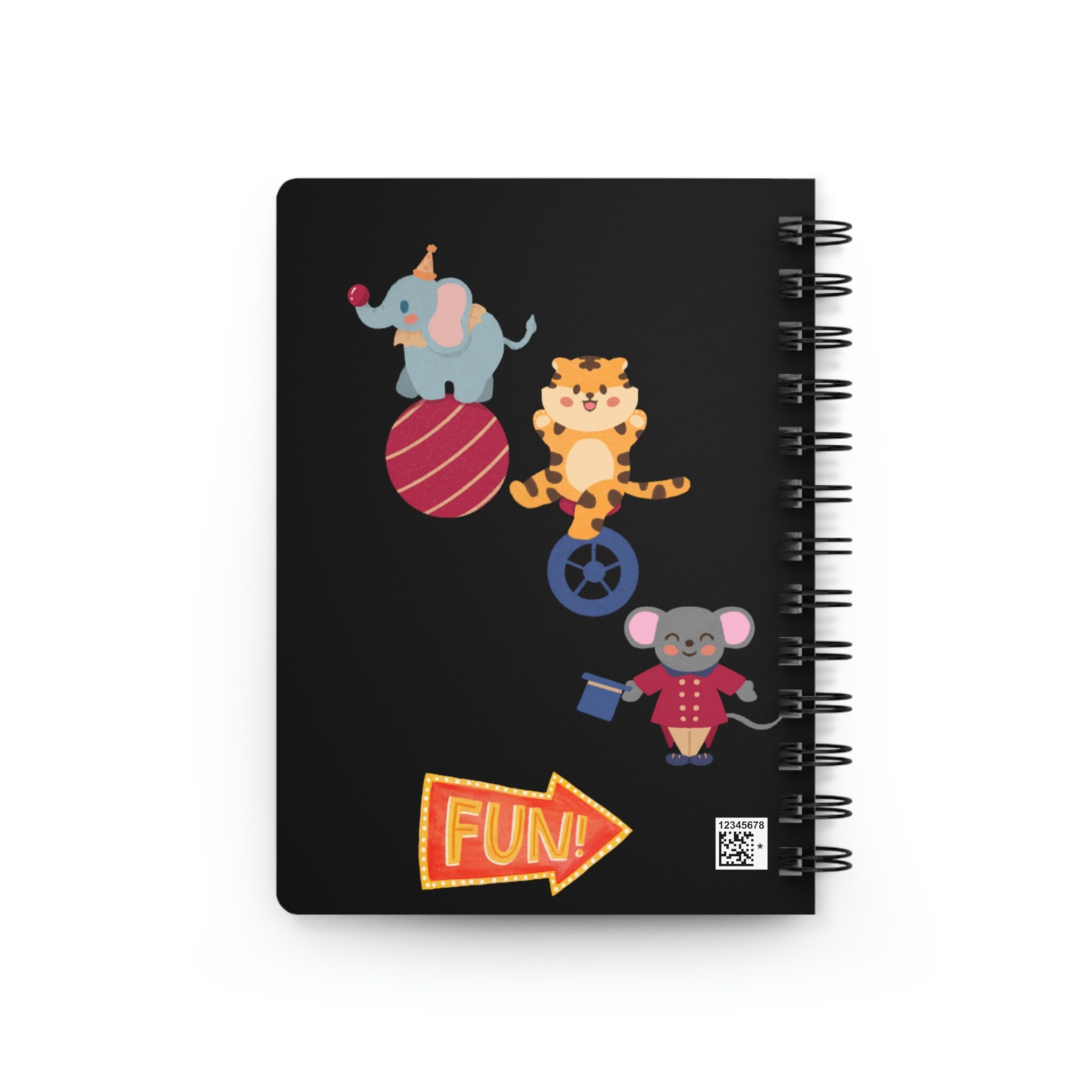 Circus Notebook, Circus Journal, Circus Party Notebook, Vintage Circus ...