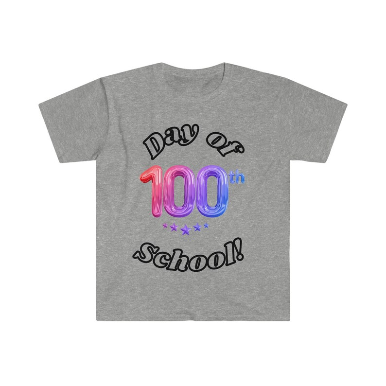 100th Day T Shirt Etsy