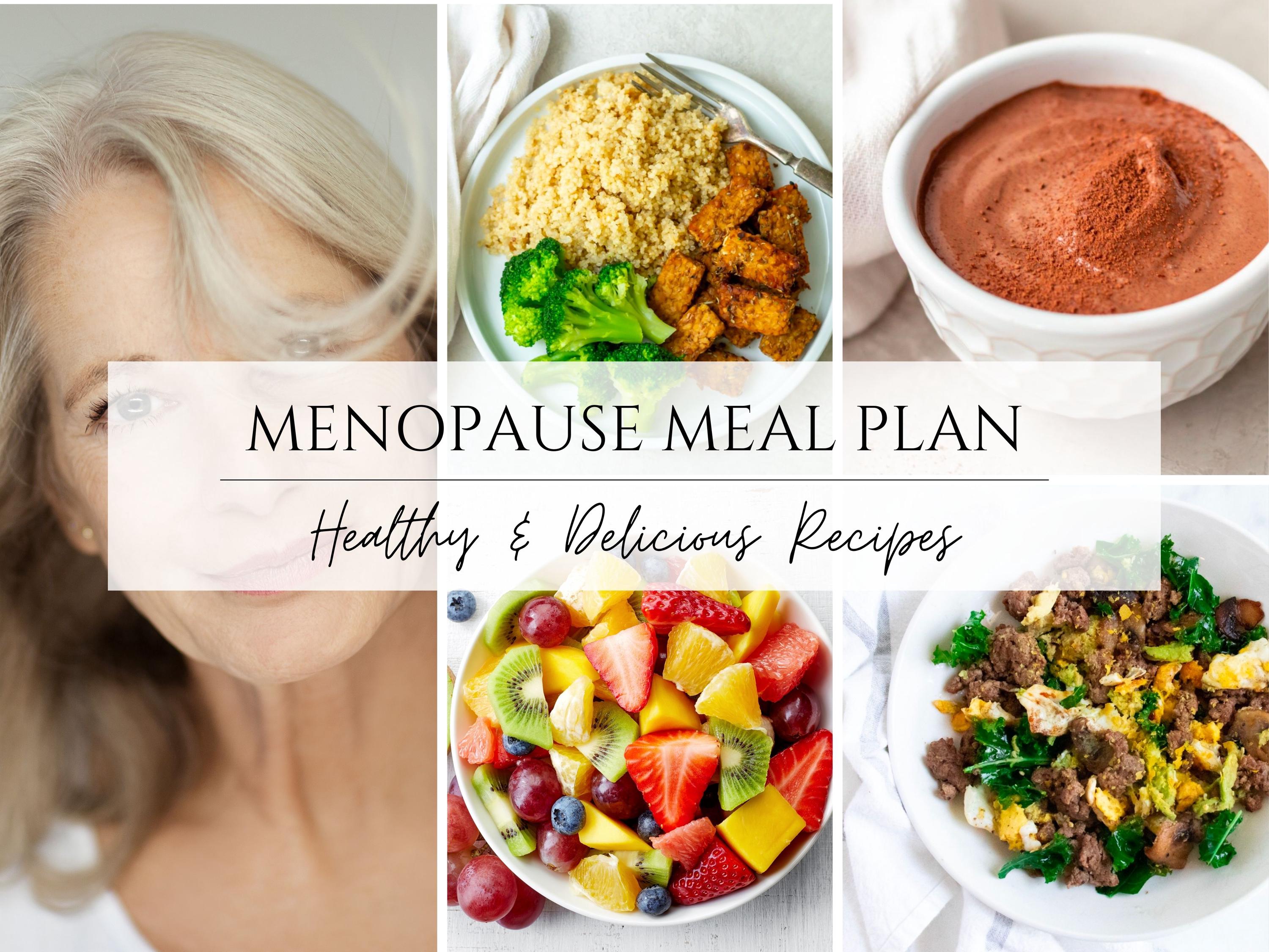 Menopause Diet Plan PDF | Weekly Printable Meal Plan for Hormone ...
