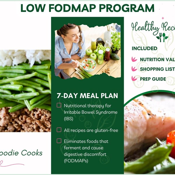 Low Fodmap Diet Meal Plan Etsy