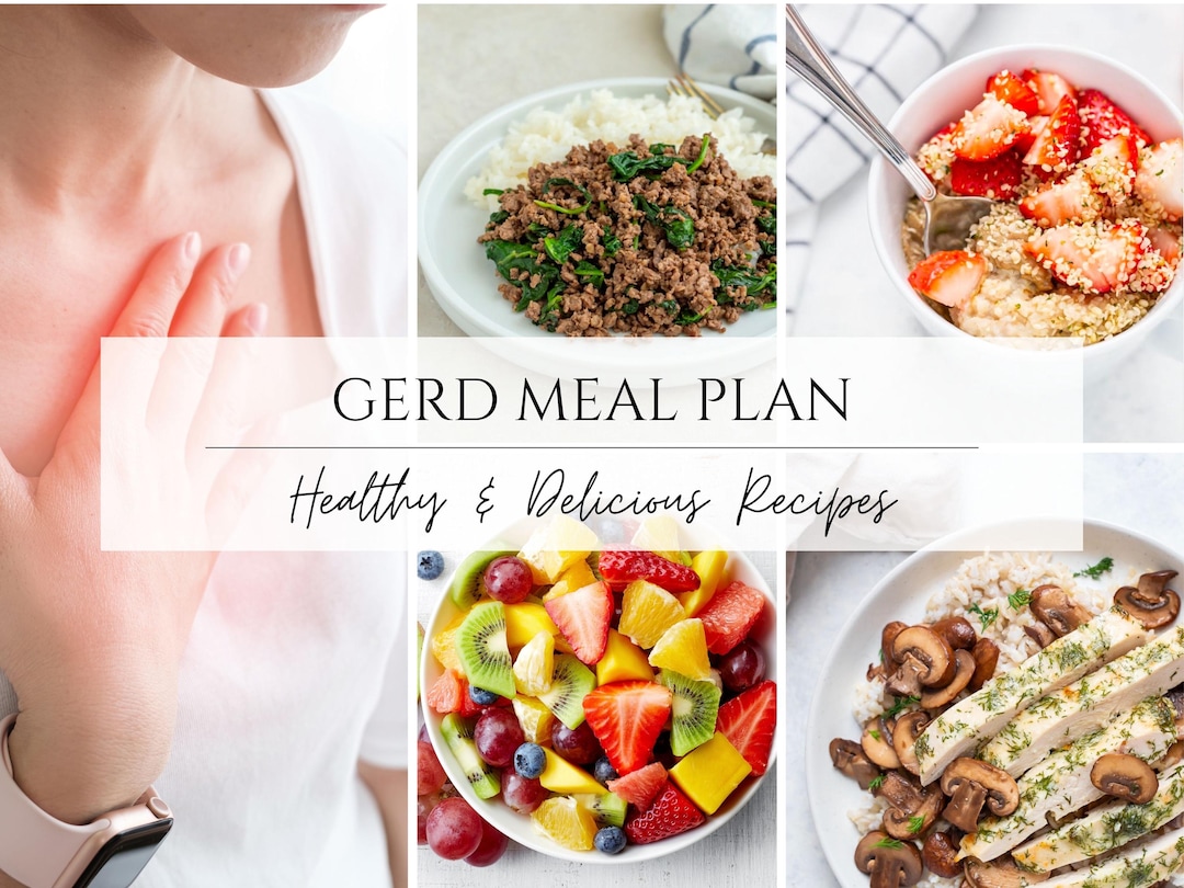Diet for GERD | Weekly Meal Plan Printable | Acid Reflux Diet Pdf ...