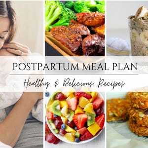 Postpartum Diet Meal Plan PDF | 7-day Breastfeeding Meal Plan | Dairy ...