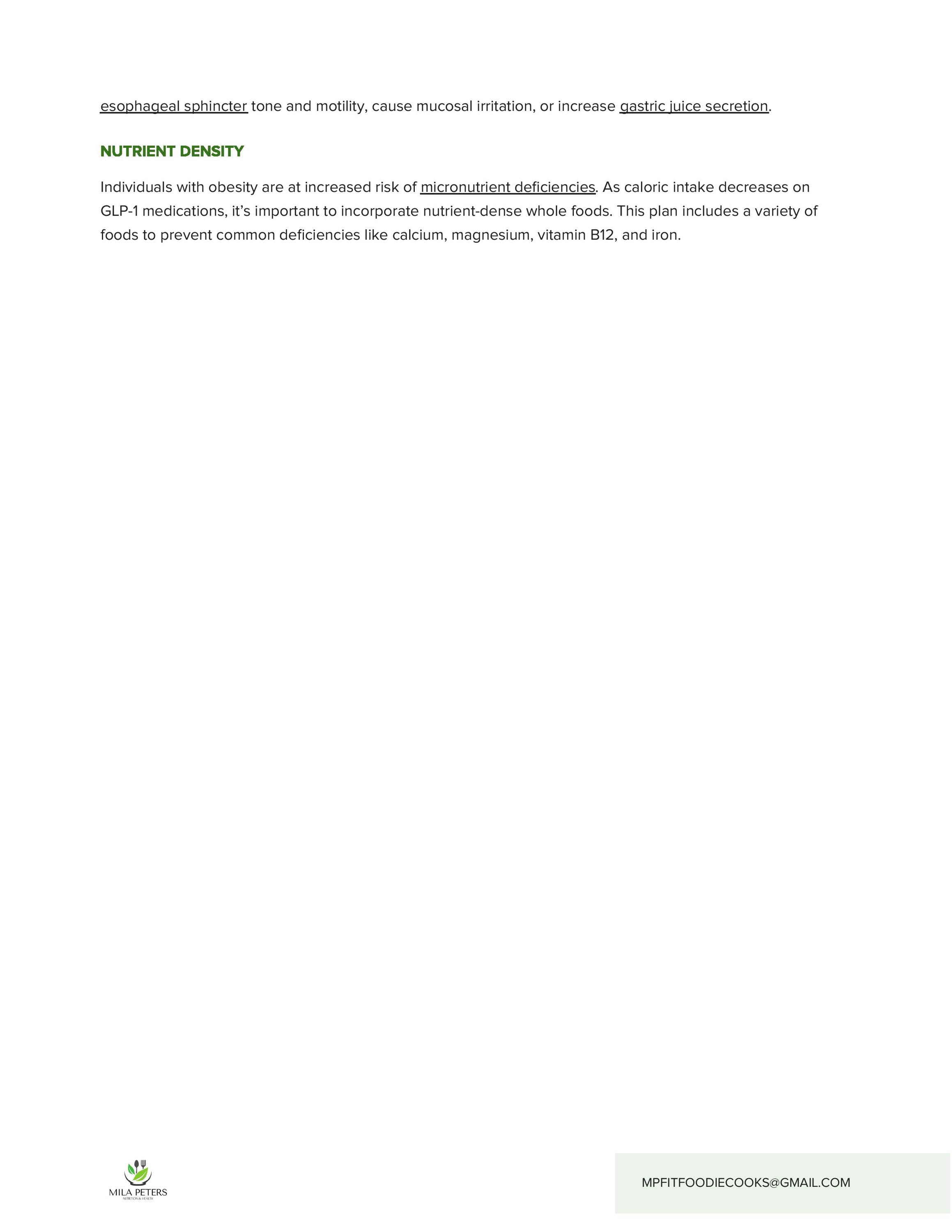 GLP-1 Diet Plan | 7-day GLP Meal Plan PDF | Balanced & Healthy Meals ...