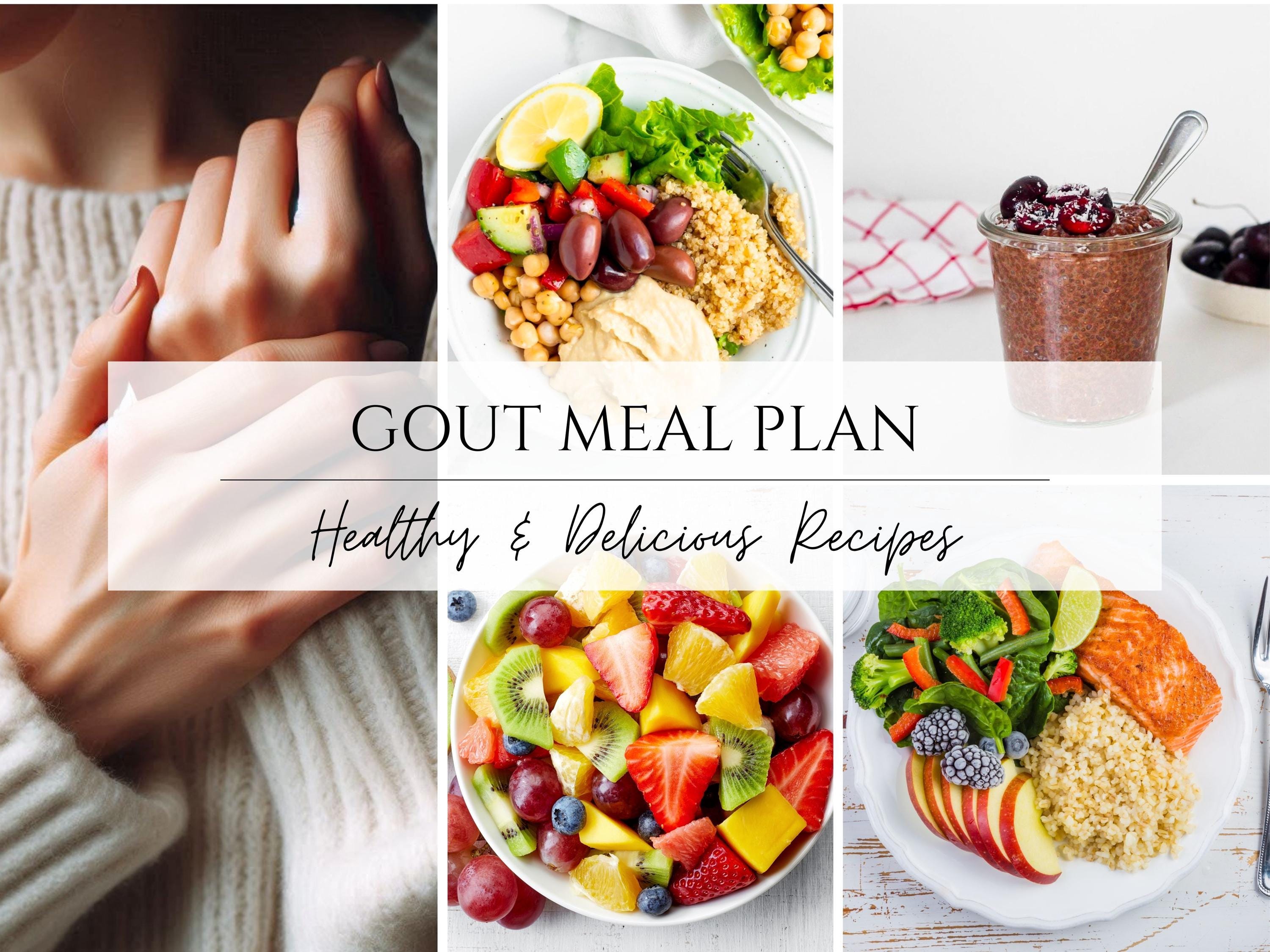 Diet for Gout | 7-day Low Purine Meal Plan PDF | Healthy Recipes for ...