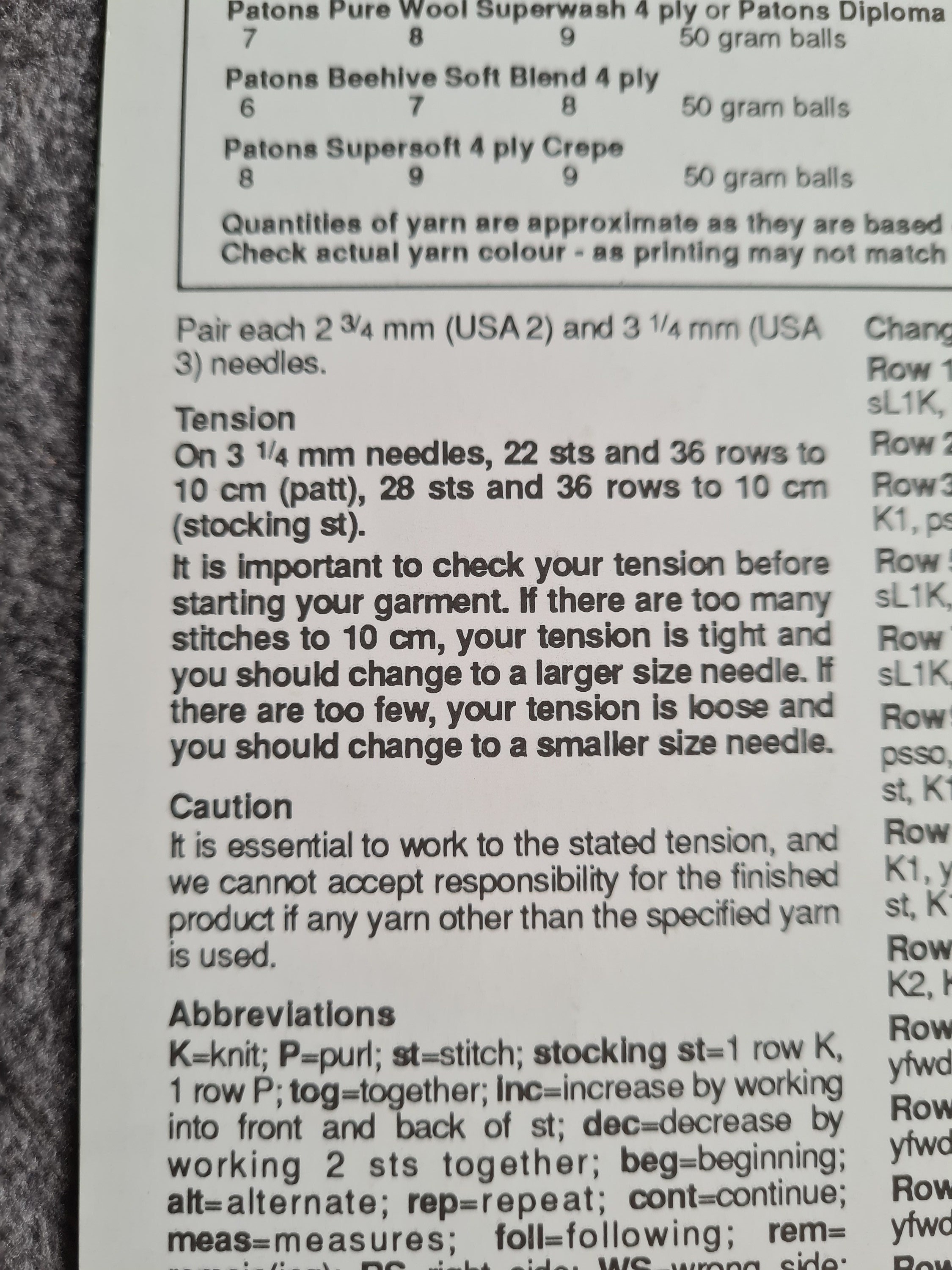 Patons 4 Ply Knitting Pattern No. 9607 to Fit Size 34 44 Ladies Raglan ...