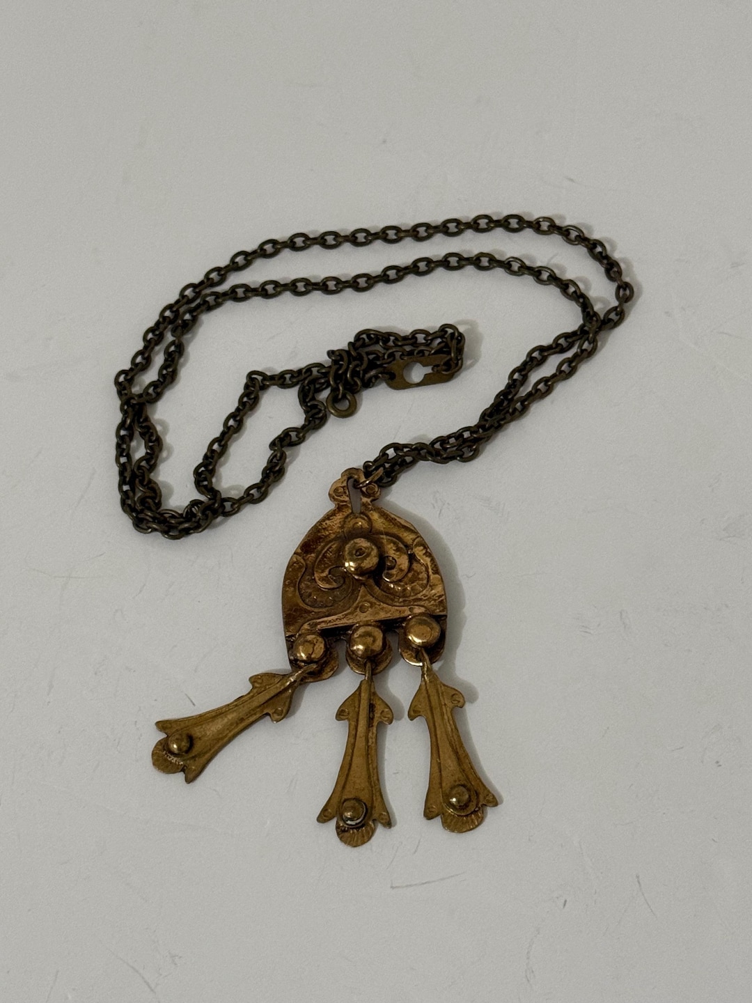 Seppo Tamminen Finland Bronze 60s 70s Scandinavian Brutalist Chain and ...