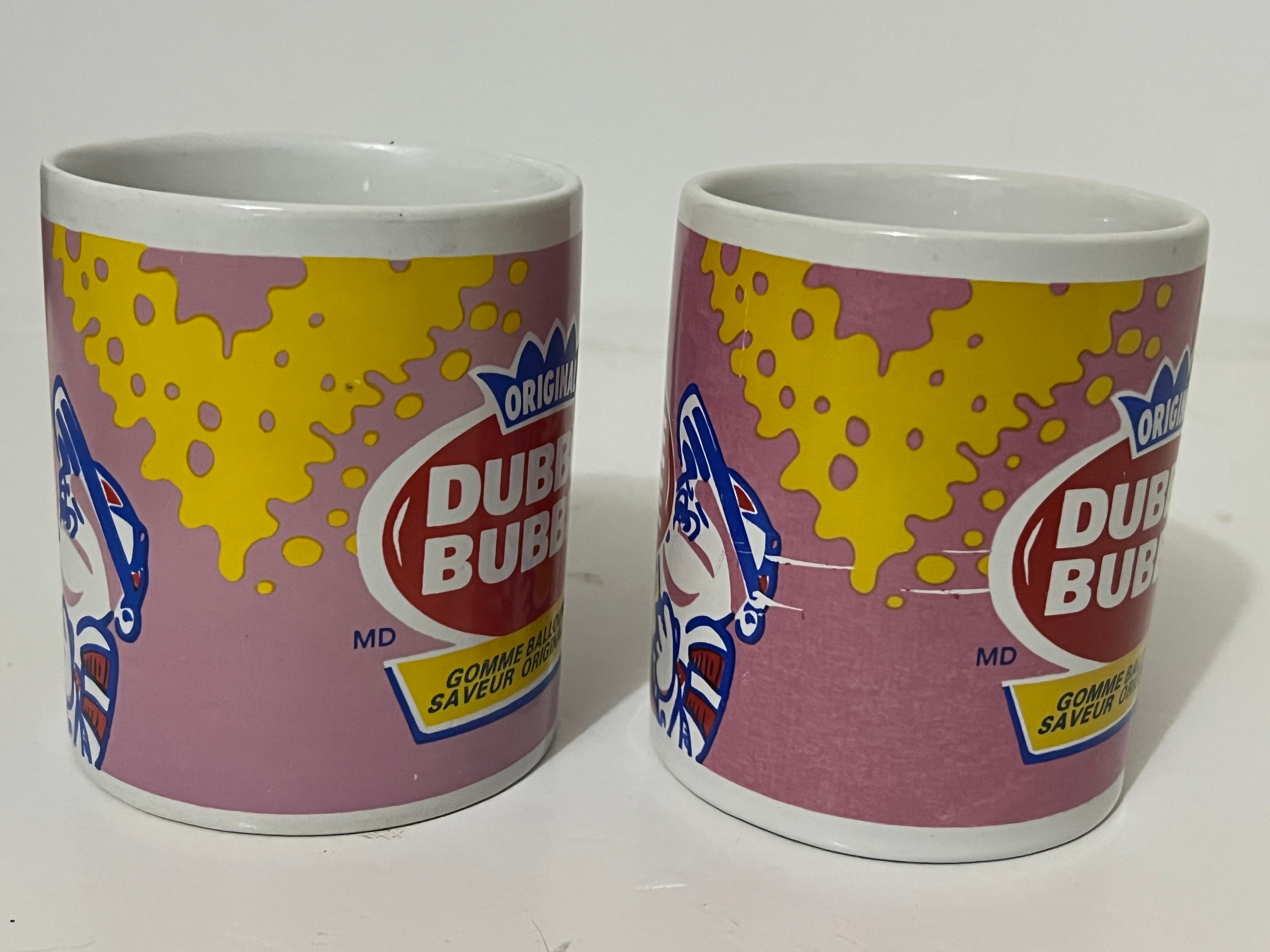 Pair of Dubble Bubble Gum Advertising Promotional Coffee Mugs - Etsy