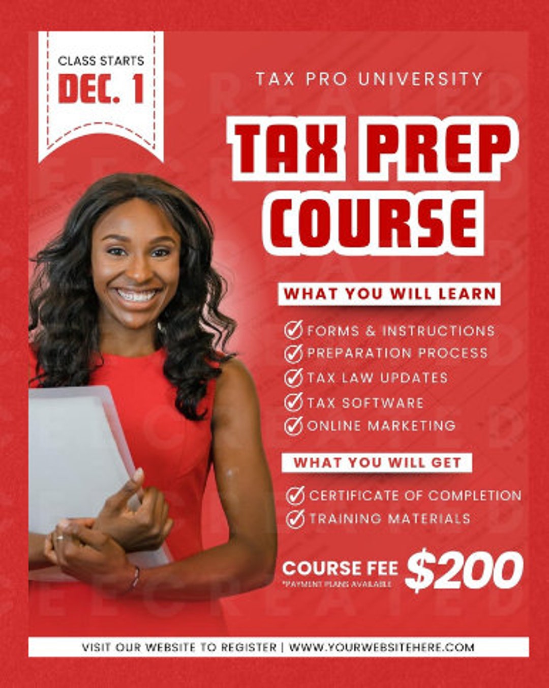 Tax Preparation Flyer, Tax Prep Flyer Bundle, Tax Season Flyer, Tax ...