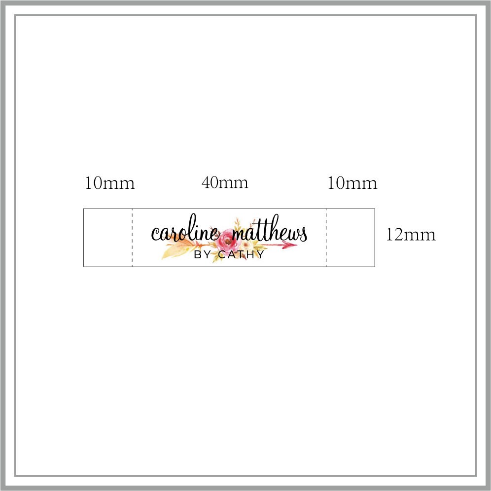 Cotton Labels to Sew In-natural Twill. Autograph Your Handmade Items ...