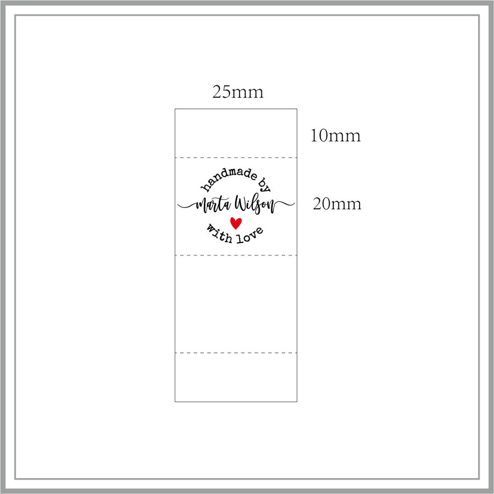 Custom Name Sewing Machine Design Fabric Clothing Labels Product Tags ...