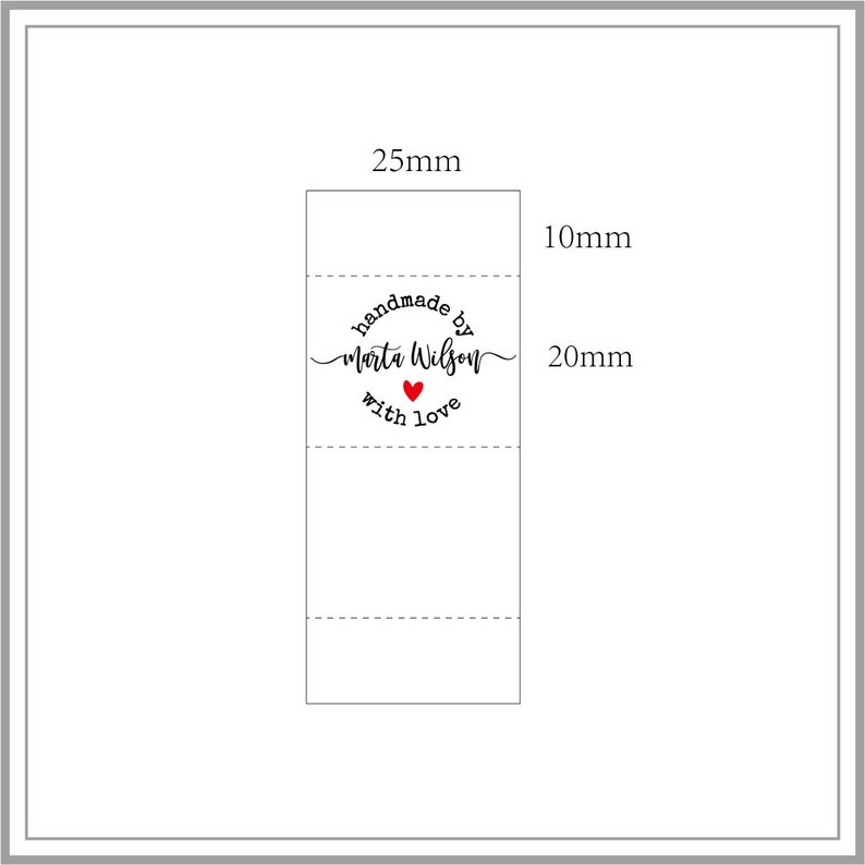 Custom Name Sewing Machine Design Fabric Clothing Labels Product Tags ...