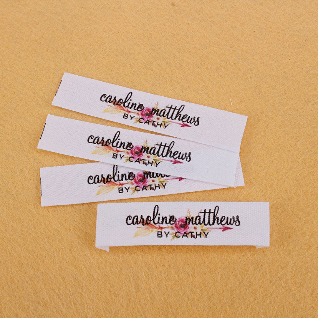 Cotton Labels to Sew In-natural Twill. Autograph Your Handmade Items ...