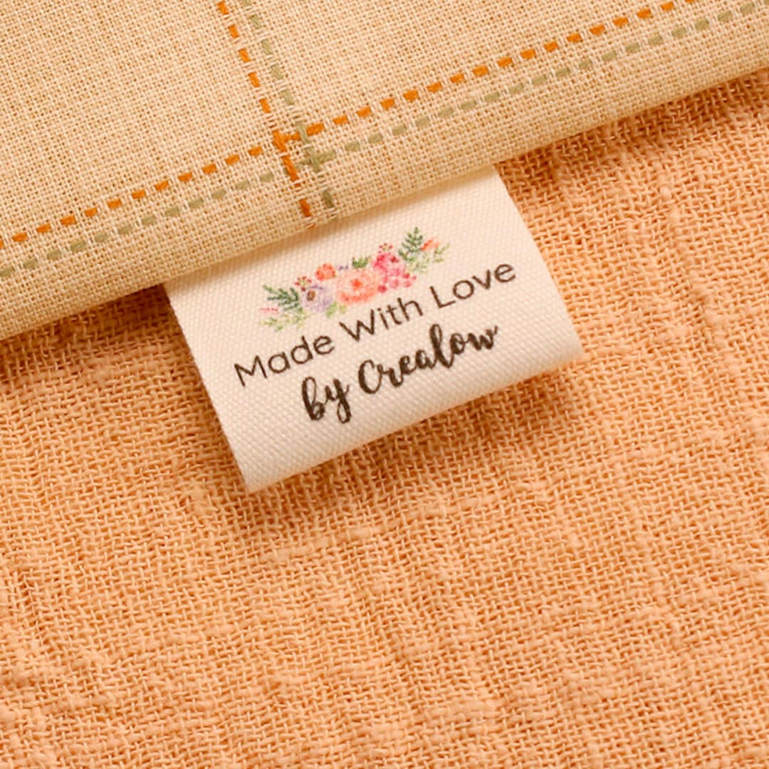 Fabric Labels, Personalized Gift, Iron on Label, Quilt Labels, Craft ...