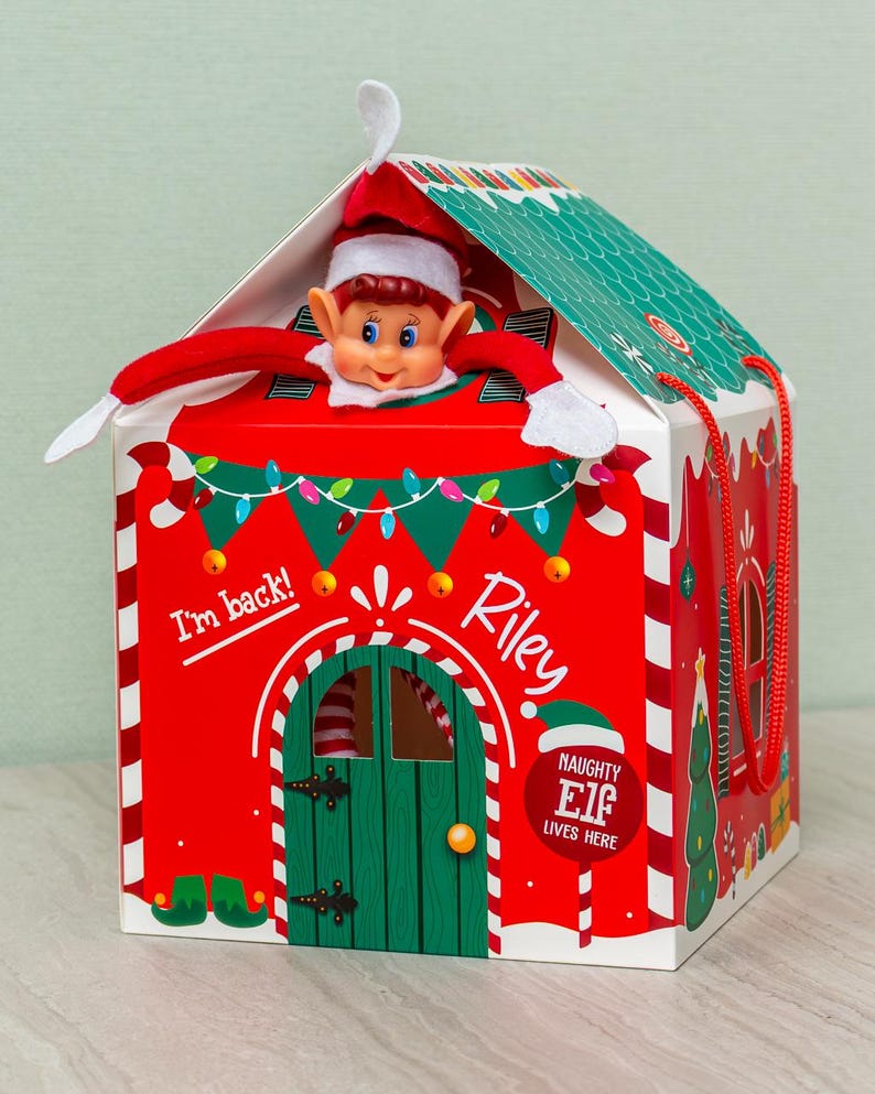 Personalized Elf Arrival Balloon Box: Christmas Kids Activity - Etsy UK