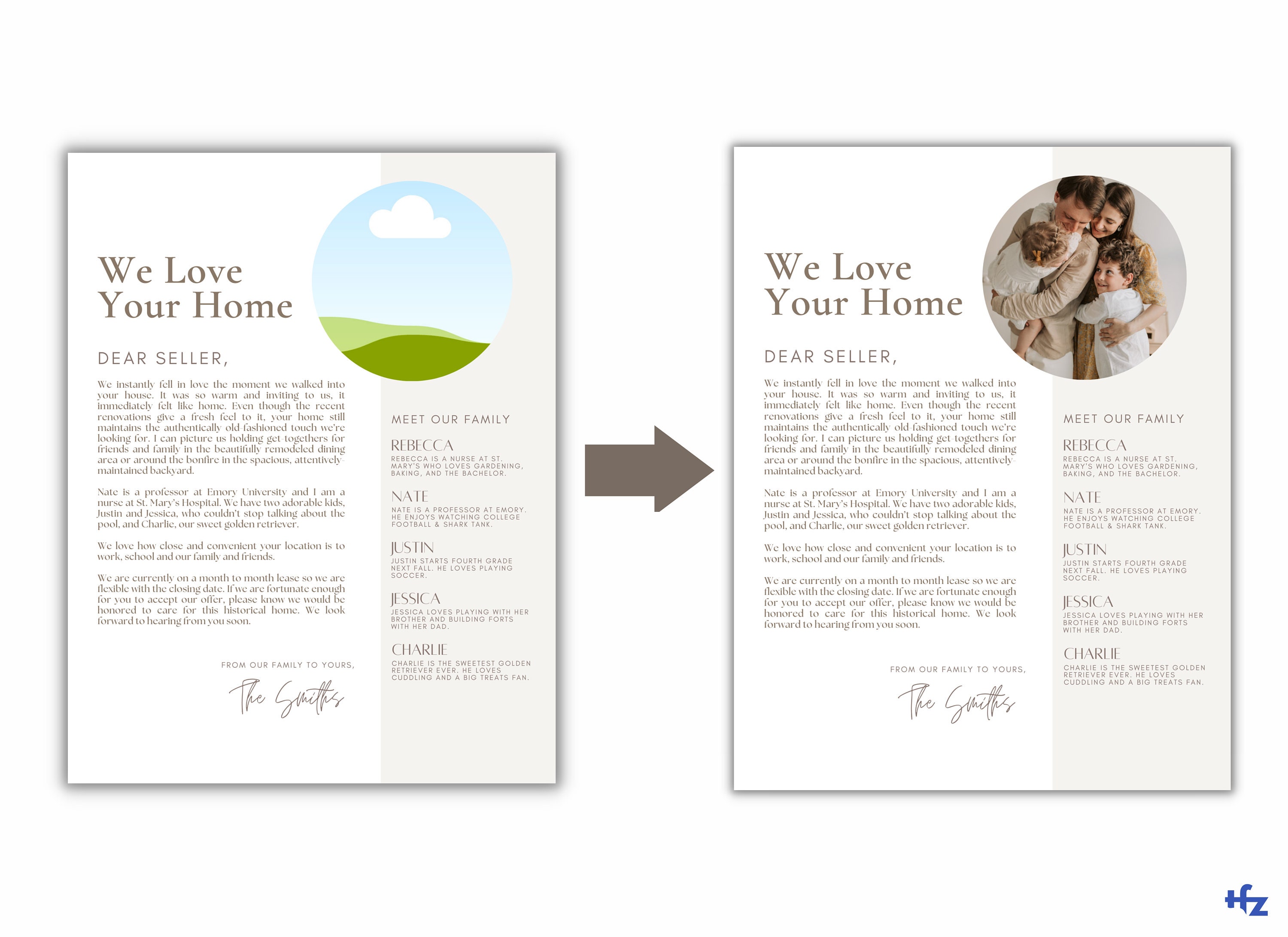 Real Estate Home Love Letter to Seller Template, Buyer Dear Seller ...