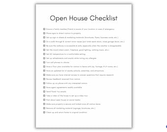 Editable Open House Sign in Sheet Realtor Open House Form - Etsy