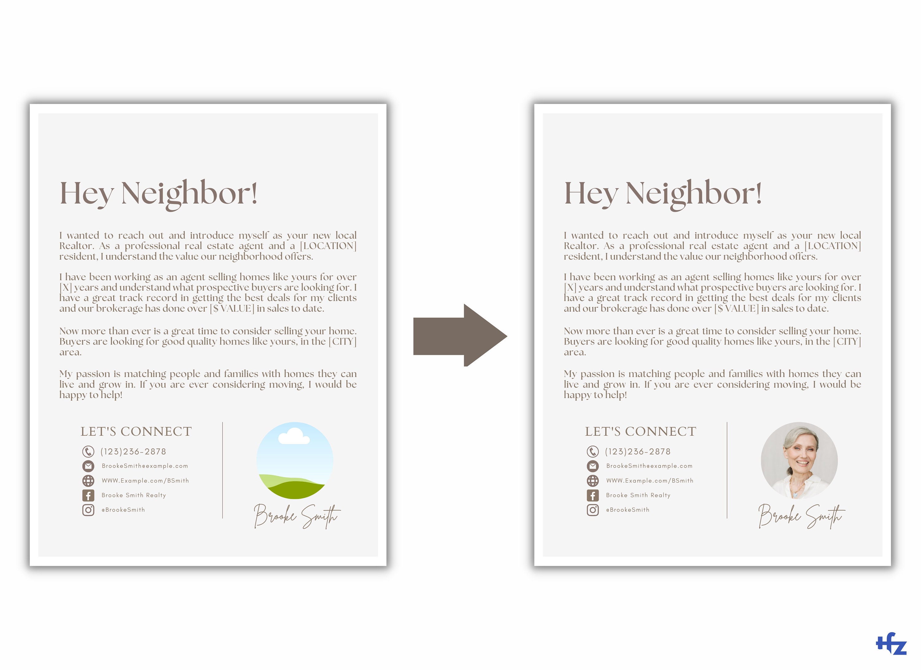 Real Estate Introduction Letter, Meet Your Realtor Introduction Flyer ...