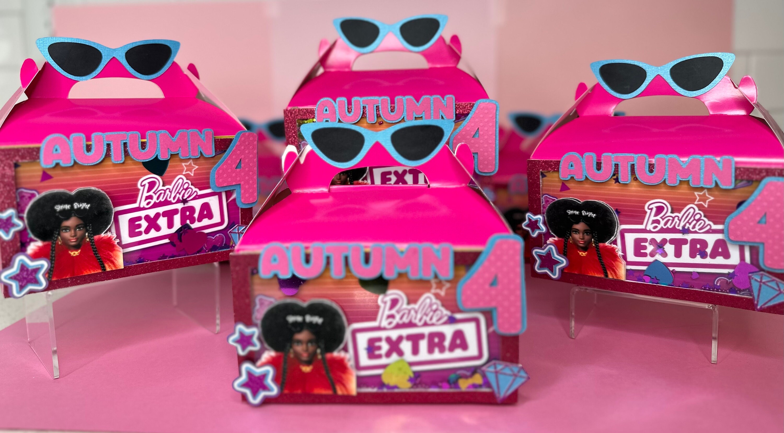 Barbie Extra Gable Box, Barbie Gable Box, Barbie Party Favor ...