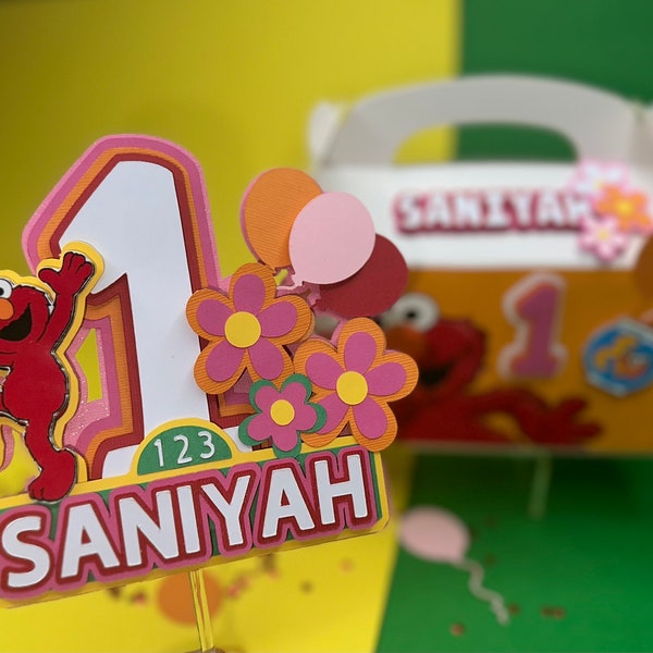 Elmo Cake Topper - Etsy