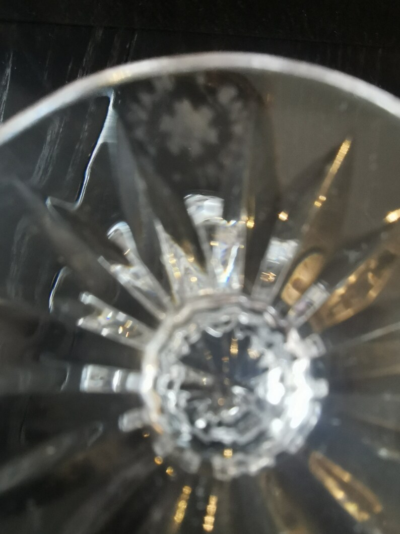 Set of 6 Beautiful Vintage Wine Glasses From Cavan Crystal, Ireland ...