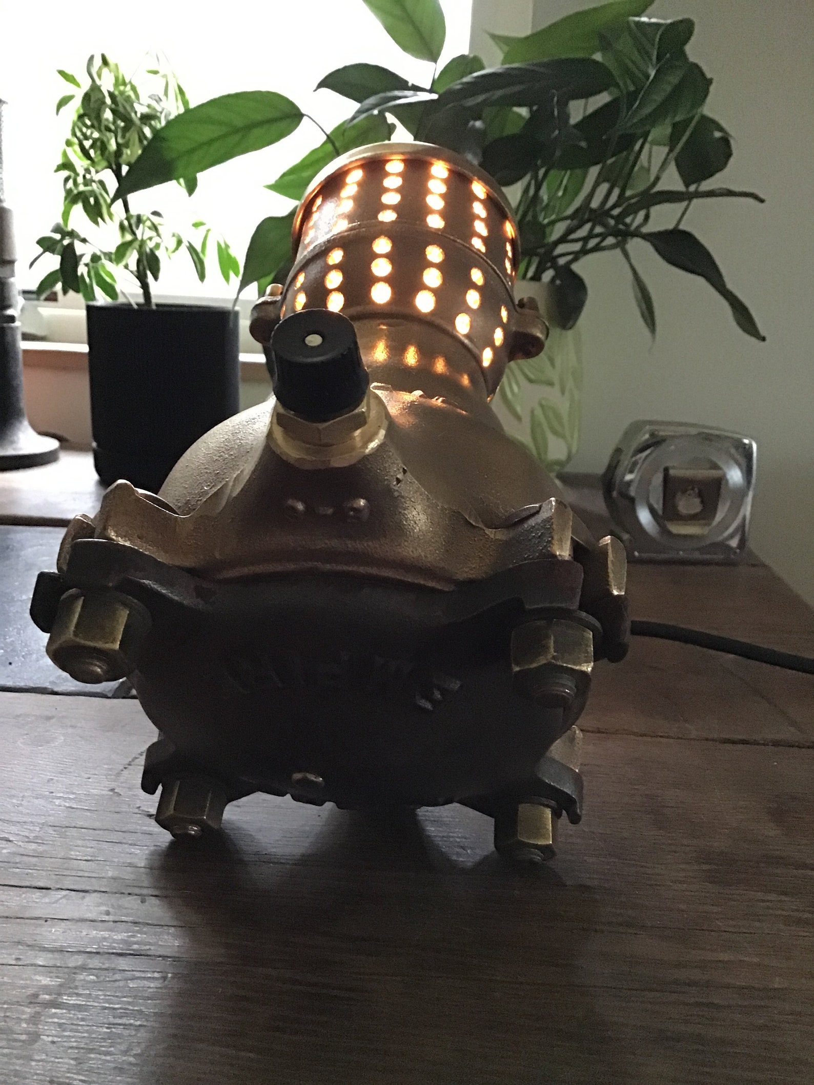 Empire Water Meter Lamp Steampunk Industrial - Etsy