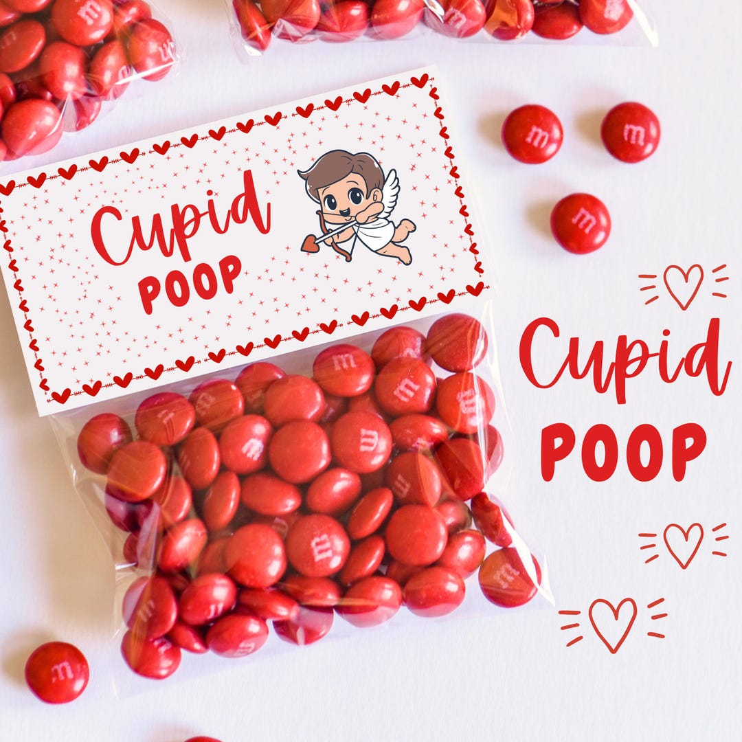 Valentine's Day Gift, Cupid Poop, Galentine's Day, Funny Gift ...