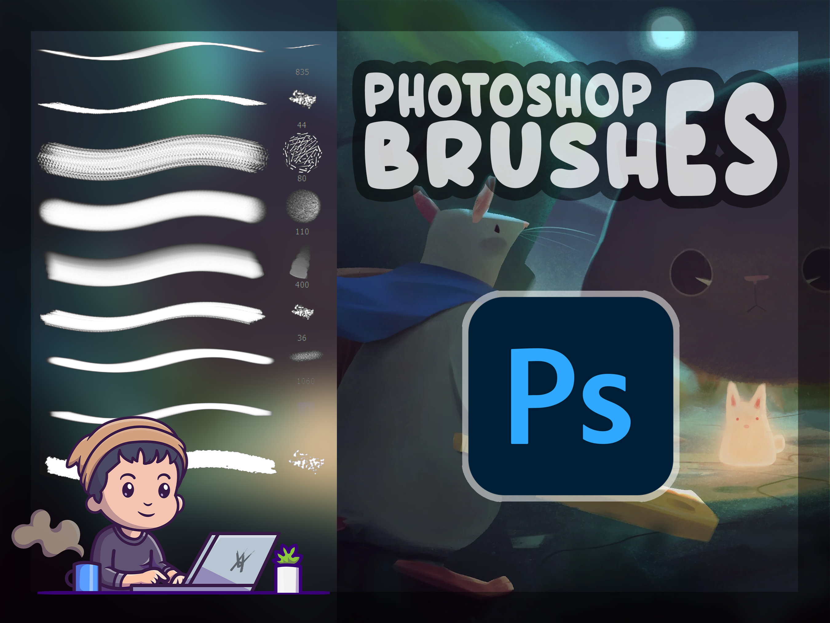 Procreate & Photoshop Brushes: Basic 10 Brushes for Painting - Etsy