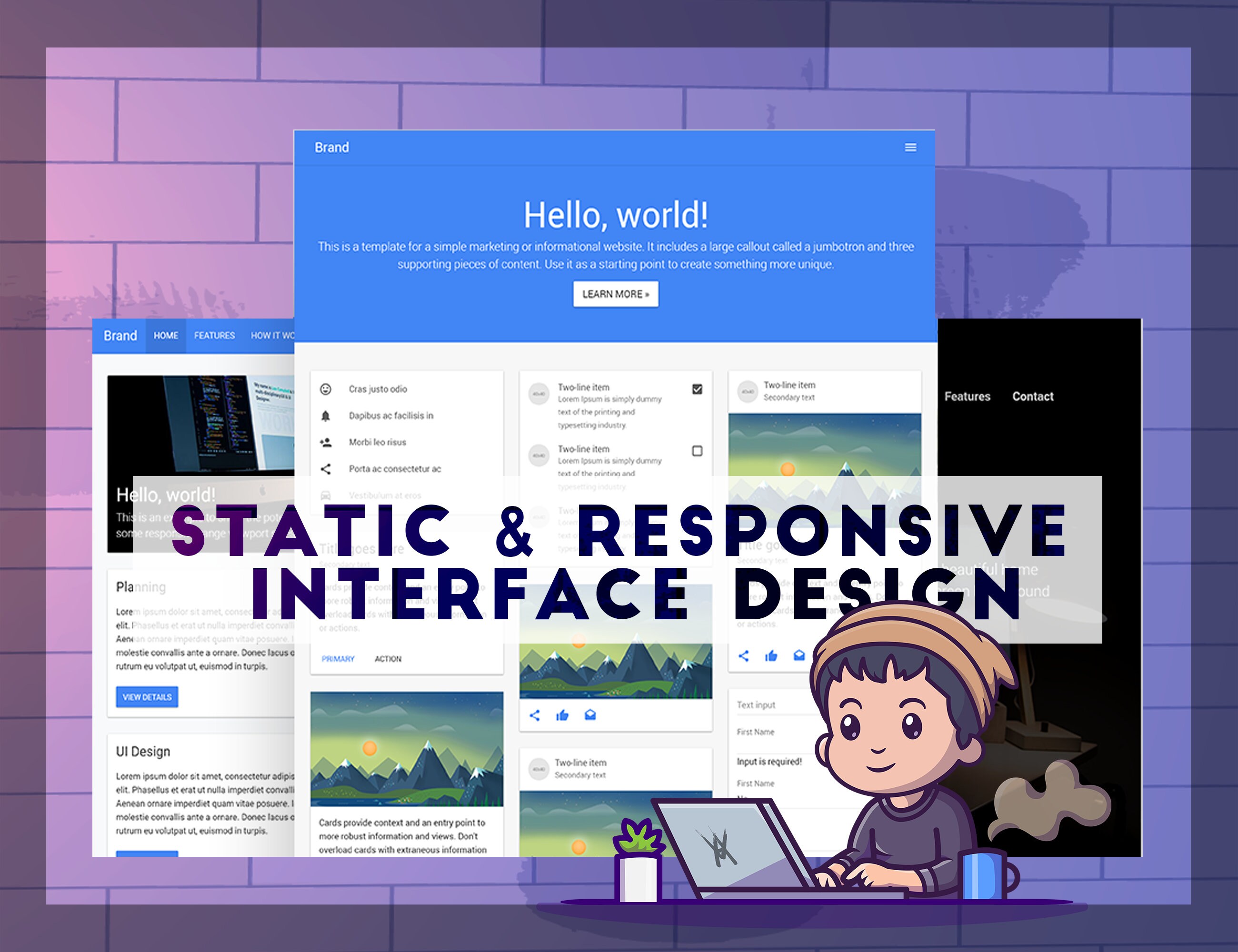 Static and Simple Looking Website With Responsive Design Get - Etsy