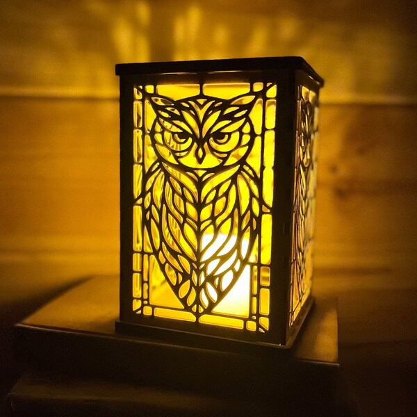 Owl Lantern - Etsy