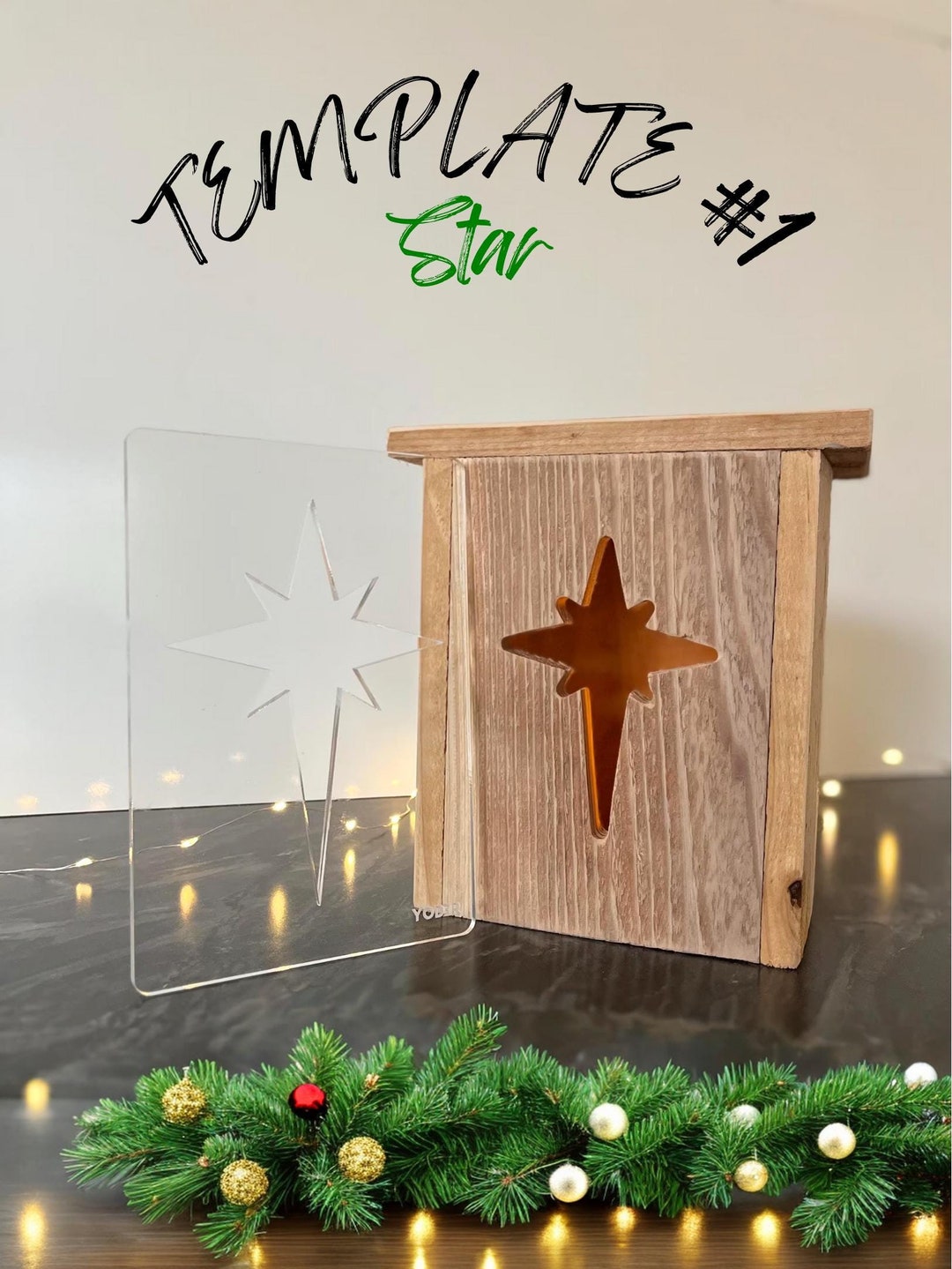 Acrylic Star Router Template for Christmas Lanterns – DIY Woodworking ...