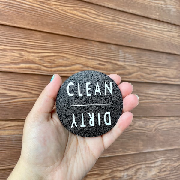 Clean Dirty Dishwasher Magnet - Etsy