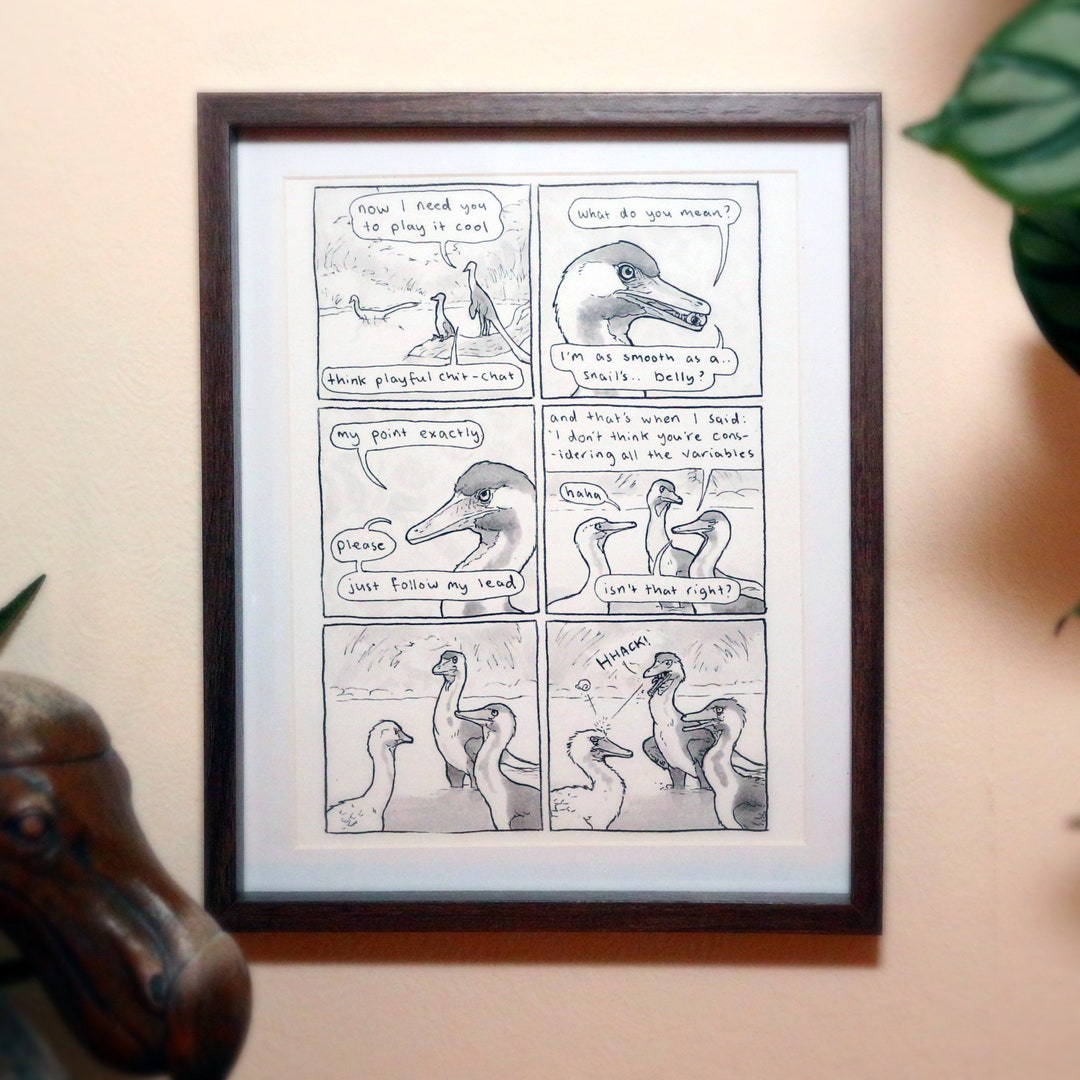 Natovenator "cool" A5 Comic Print - Etsy