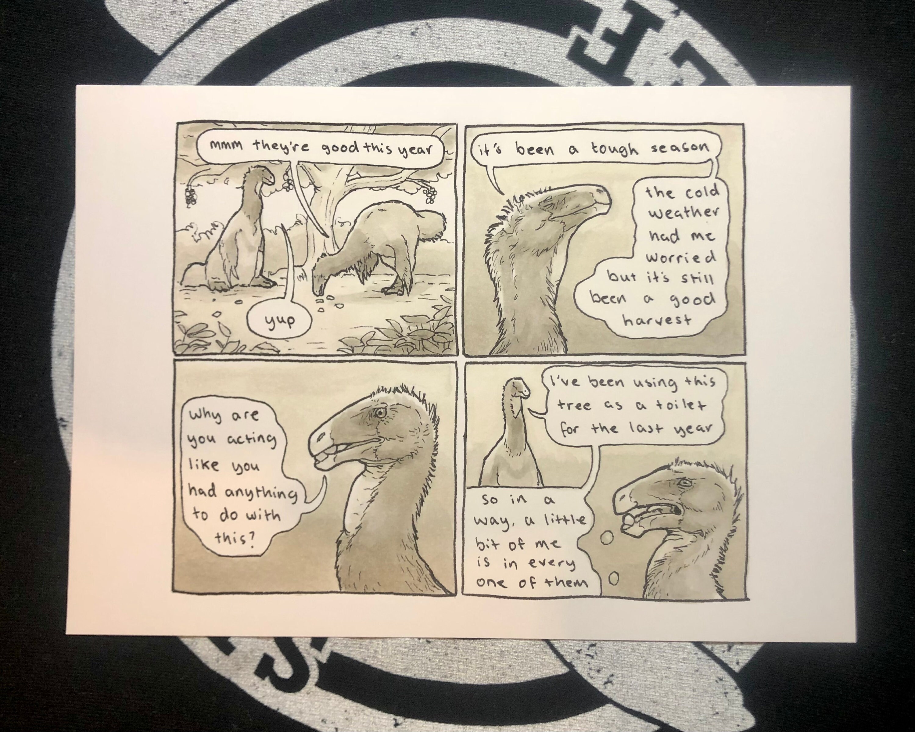 Neimongosaurus farm A5 Comic Print - Etsy