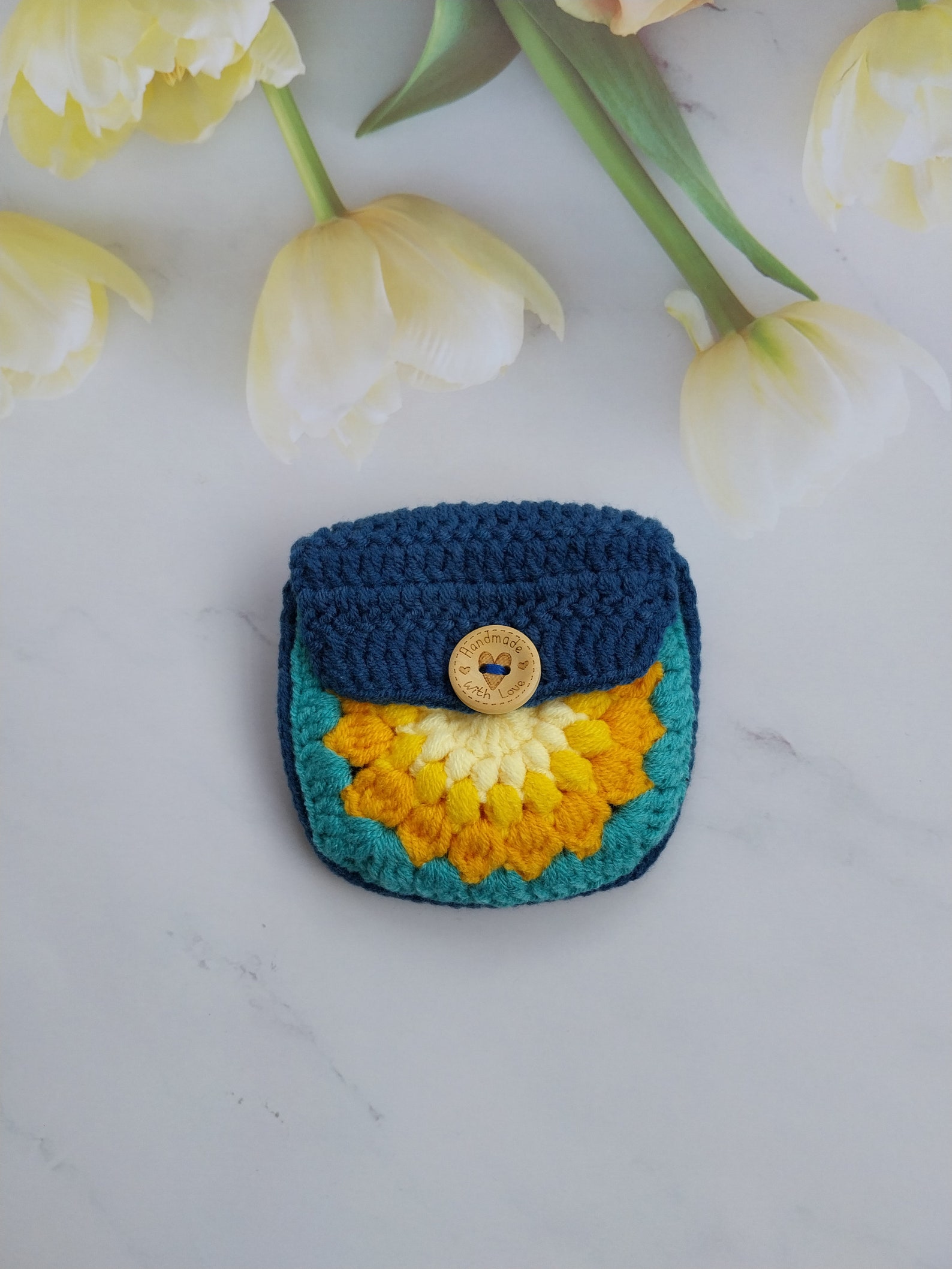 Small Coin Crochet Bag, Handmade Crochet Coin, Gift for Her - Etsy UK