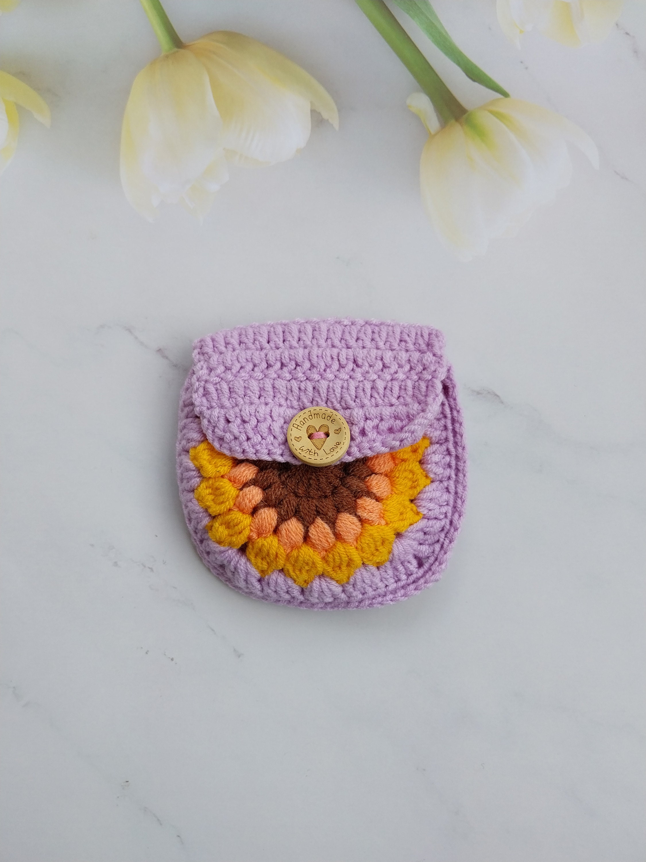 Small Coin Crochet Bag, Handmade Crochet Coin, Gift for Her - Etsy UK